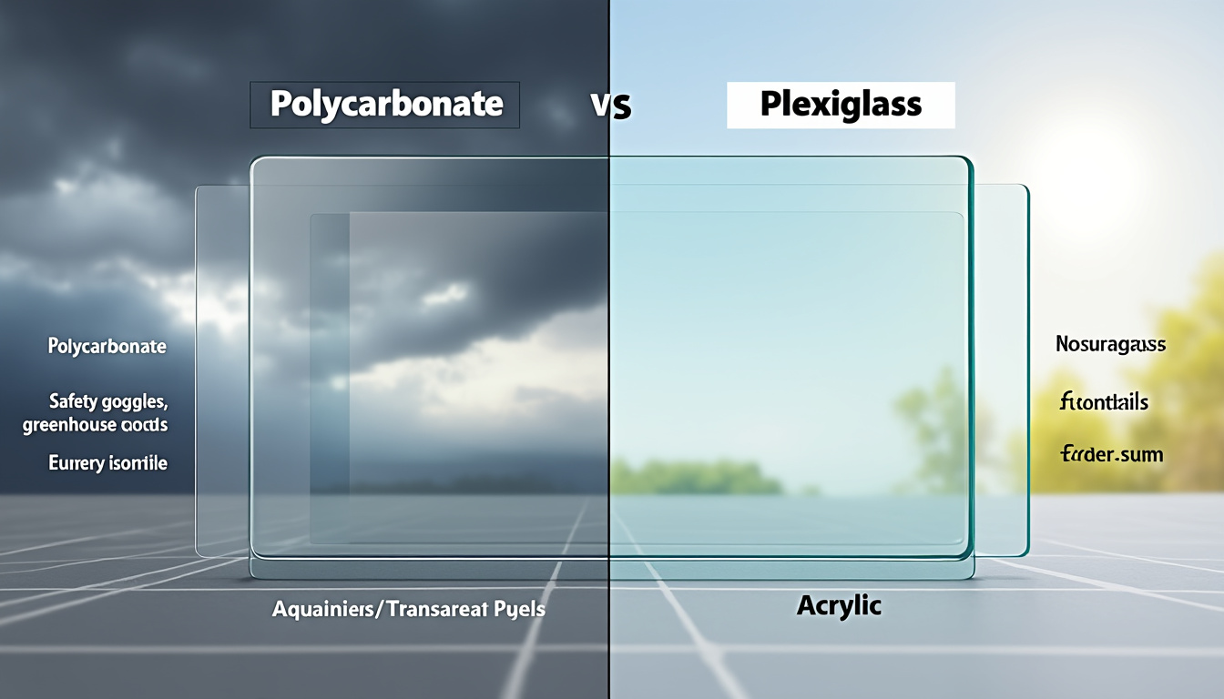 Polycarbonate et plexiglass : différences et applications - Jardin et ...